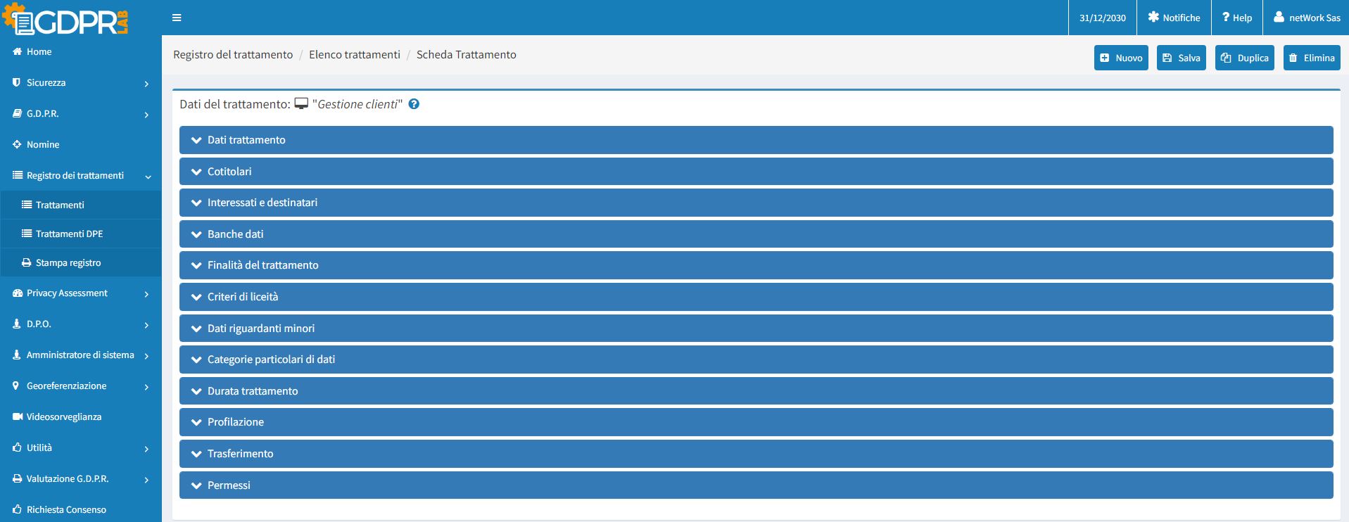 Software Privacy - GDPR Lab